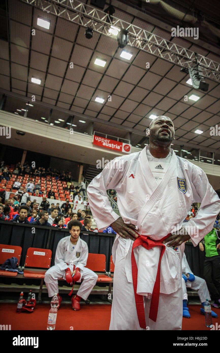 Linz, Austria. 28, October, 2016. Male Team Kumite World Championship ...