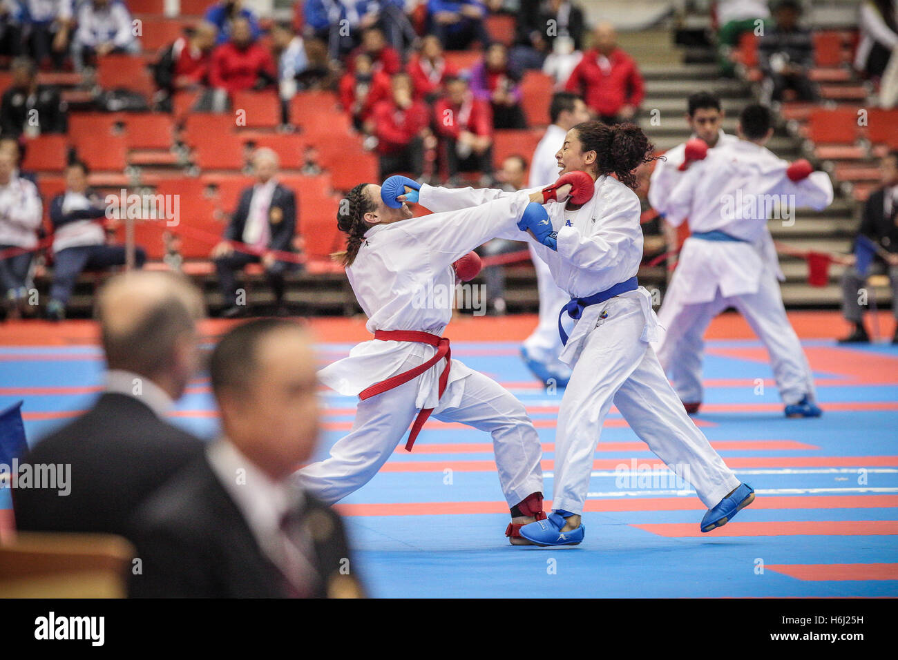 Linz, Austria. 28, October, 2016. Jacquelin Factos, Female Team Ecuador ...
