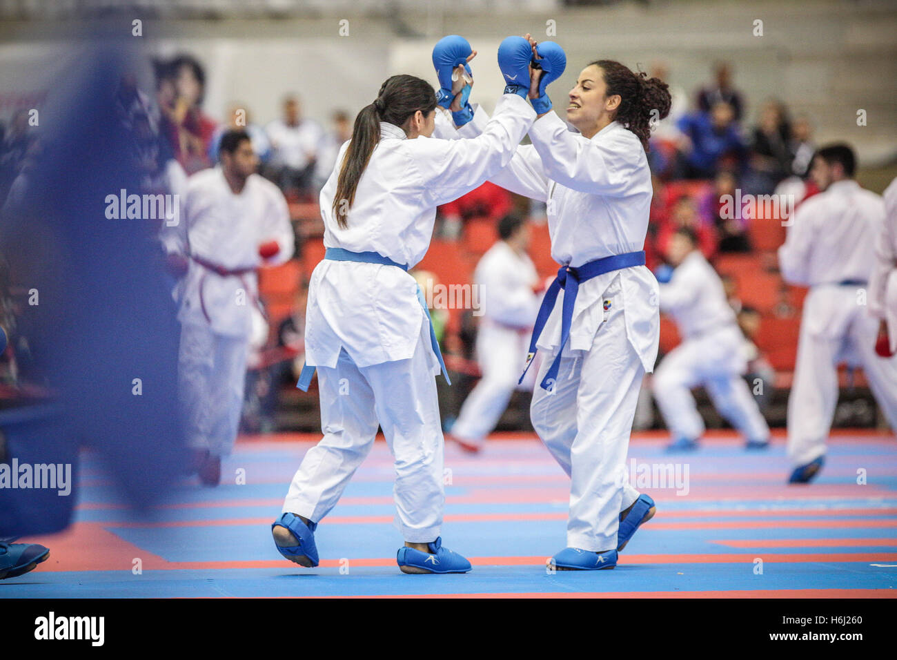 Linz, Austria. 28, October, 2016. Jacquelin Factos, Female Team Ecuador ...