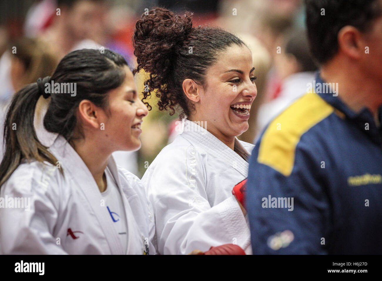 Linz, Austria. 28, October, 2016. Jacquelin Factos, Female Team Ecuador ...