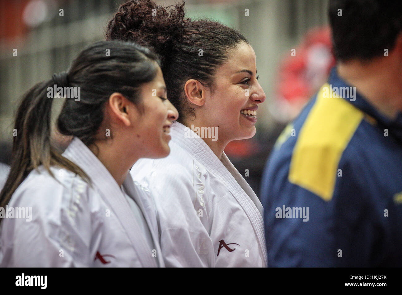 Linz, Austria. 28, October, 2016. Jacquelin Factos, Female Team Ecuador ...