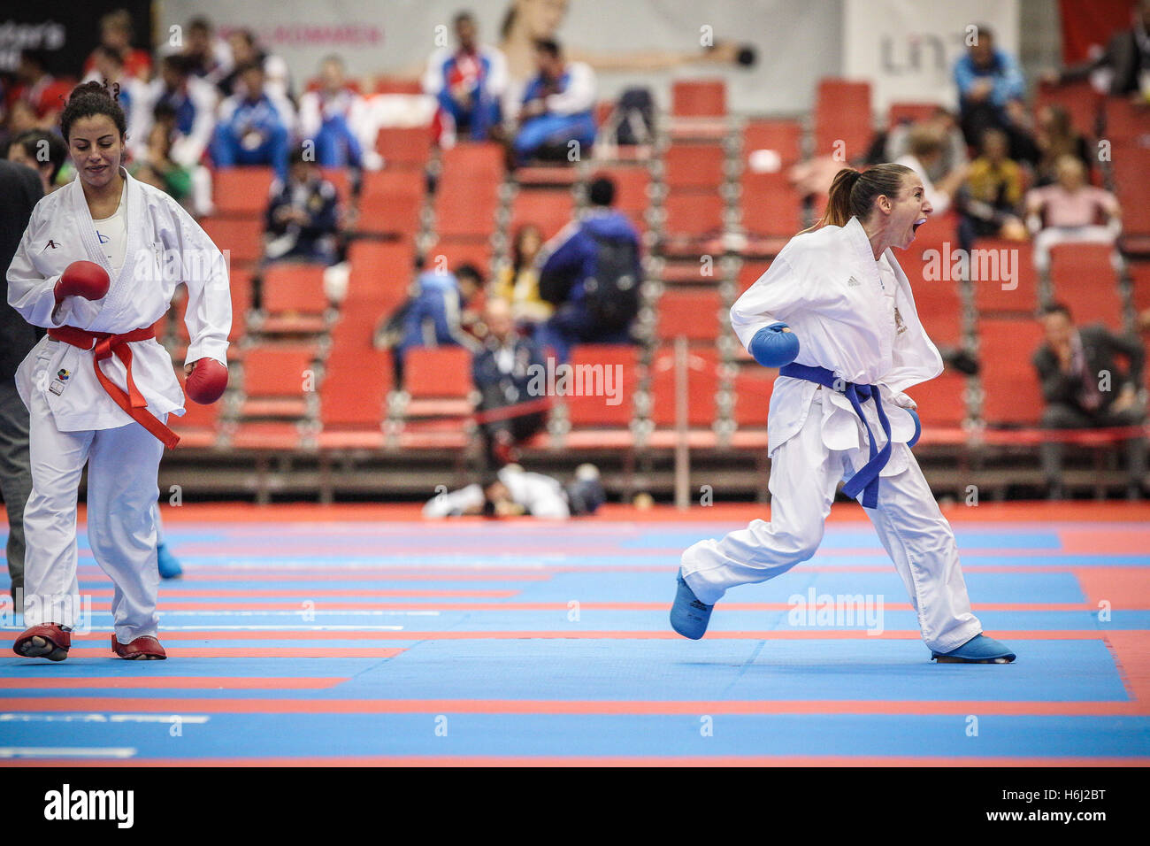 Linz, Austria. 28, October, 2016. Jacquelin Factos, Team Ecuador ...