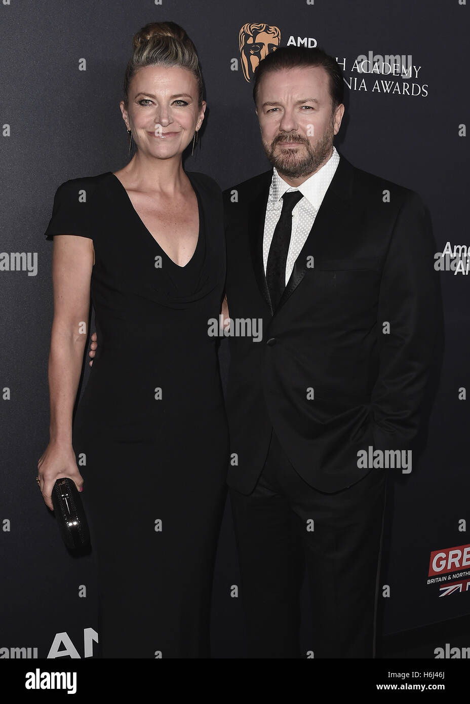 BEVERLY HILLS, CA - OCTOBER 28: Ricky Gervais at the 2016 BAFTA Los ...