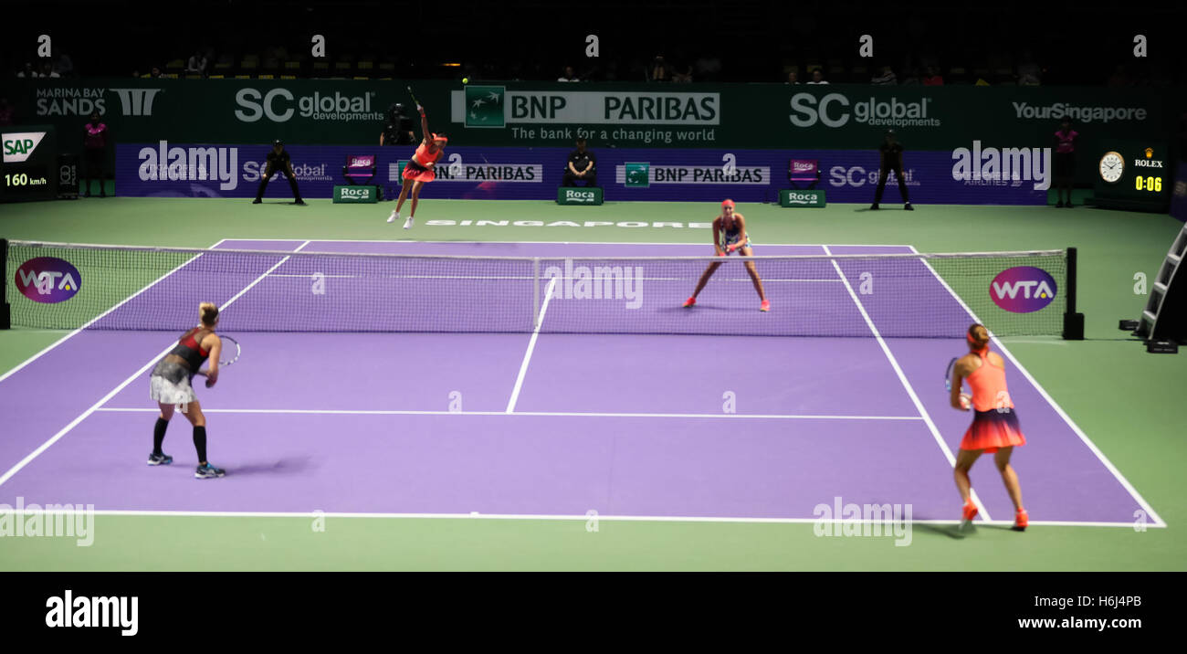 Singapore indoor stadium, Singapore. 29th October, 2016. BNP Paribas ...
