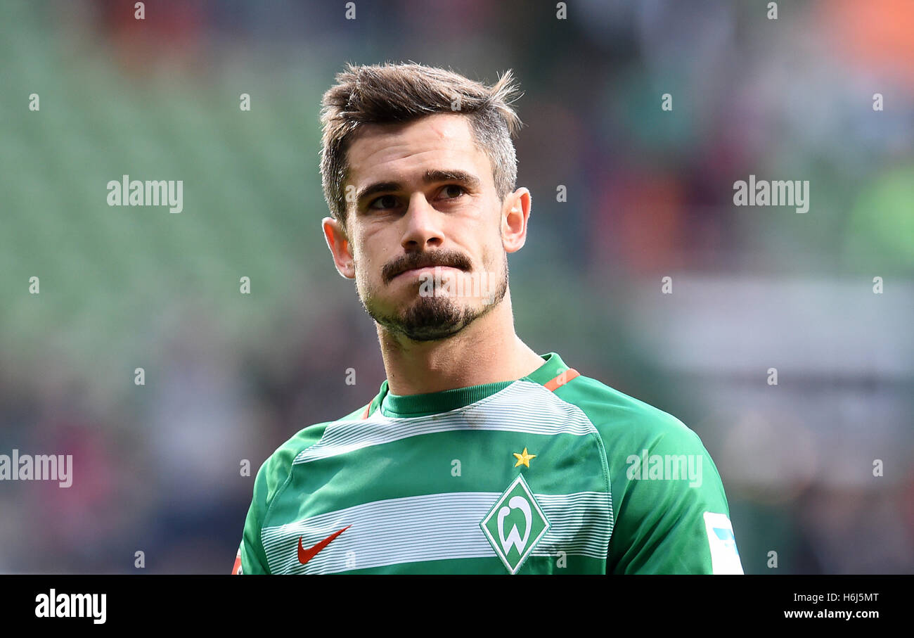 Bremen, Germany. 29th Oct, 2016. Bremen's Fin Bartels after the German ...