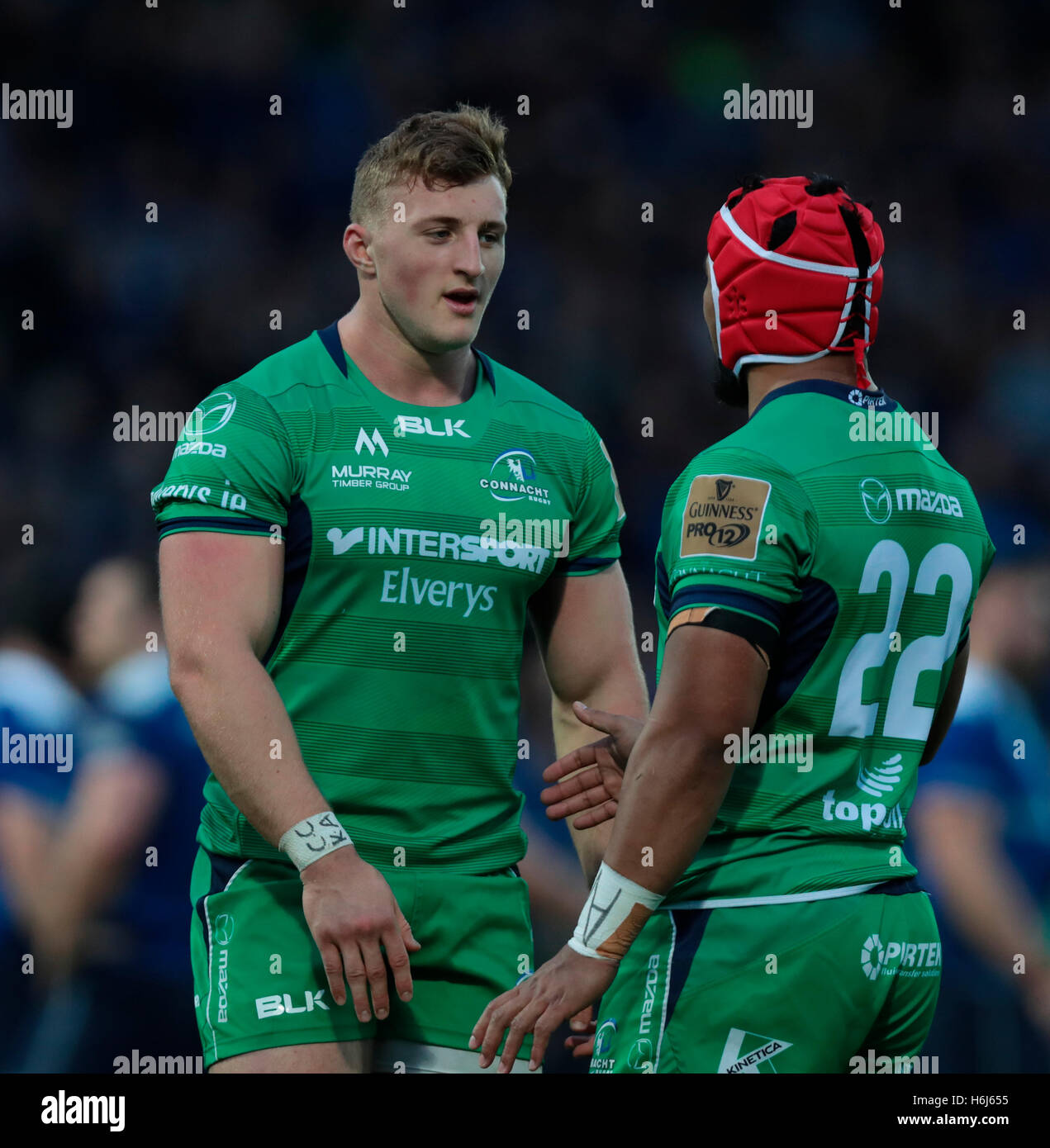 RDS Arena, Dublin, Ireland. 29th Oct, 2016. Guinness Pro12 Rugby ...