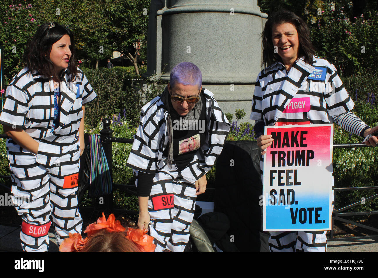 New York City, New York, US. 29th Oct, 2016. Driven by Donald Trump's ...