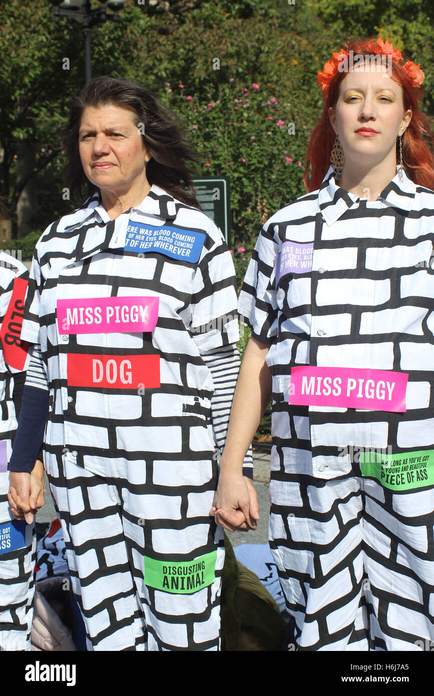 New York City, New York, US. 29th Oct, 2016. Driven by Donald Trump's ...