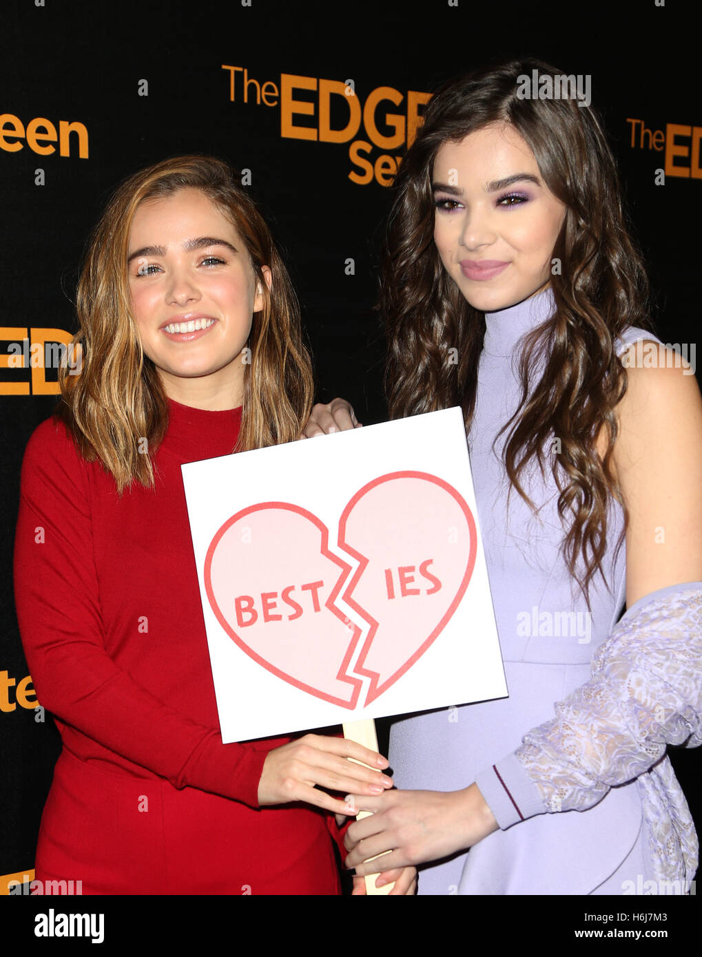 Beverly Hills, CA. 29th Oct, 2016. Haley Lu Richardson, Hailee ...