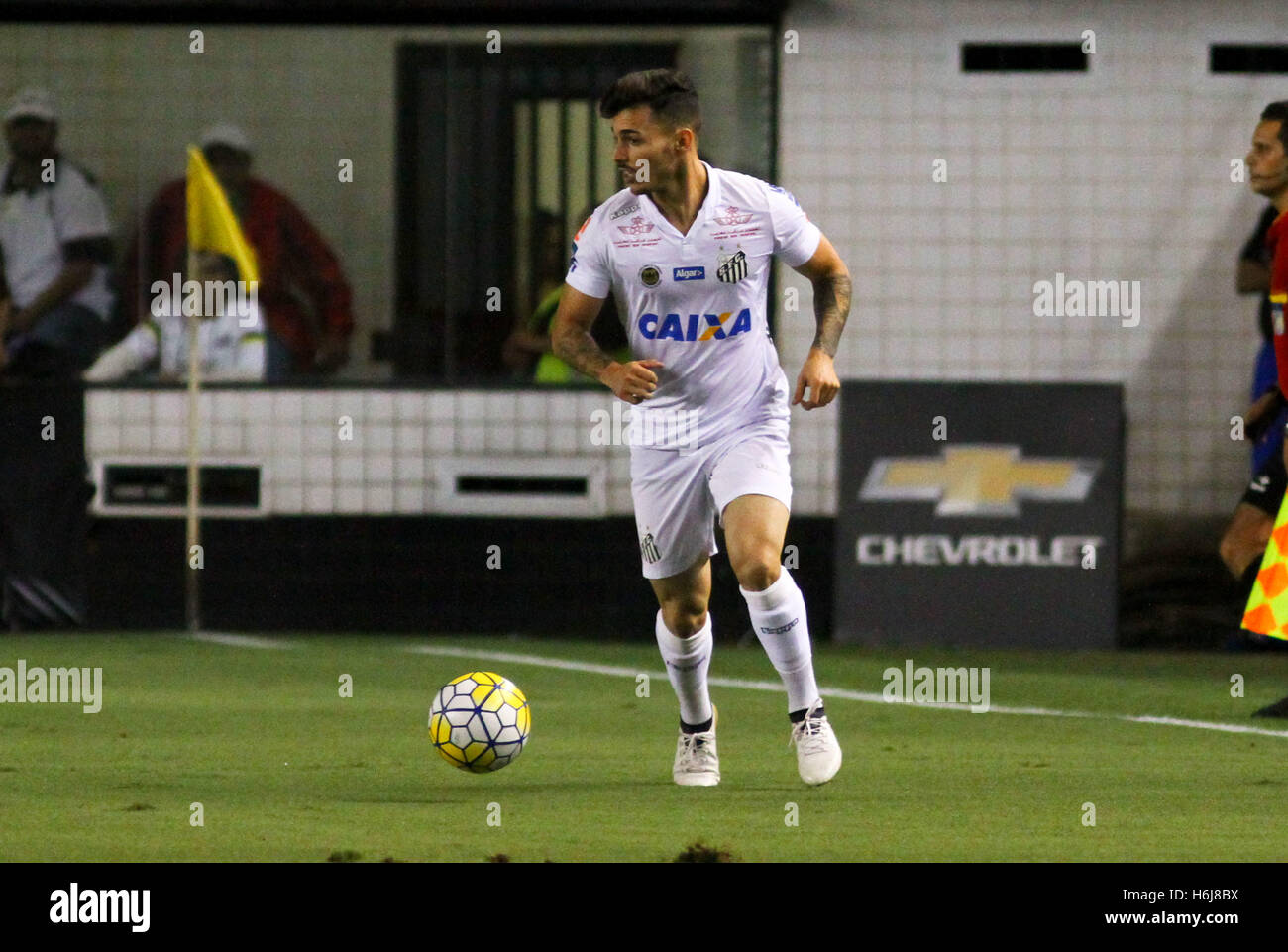 Santos, Brazil. 29th Oct, 2016. Zeca during the game between Santos and ...