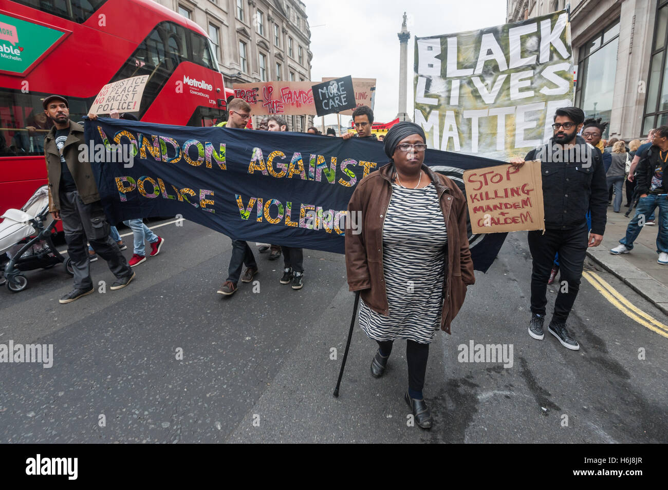 London, UK. 29th October 2016. Doreen Jjuko mother of Ricky Bishop ...