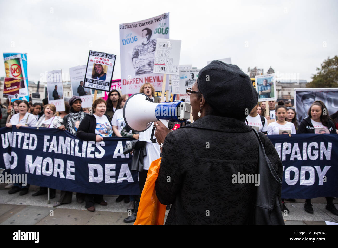 London, UK. 29th October, 2016. Marcia Rigg, sister of Sean Rigg ...