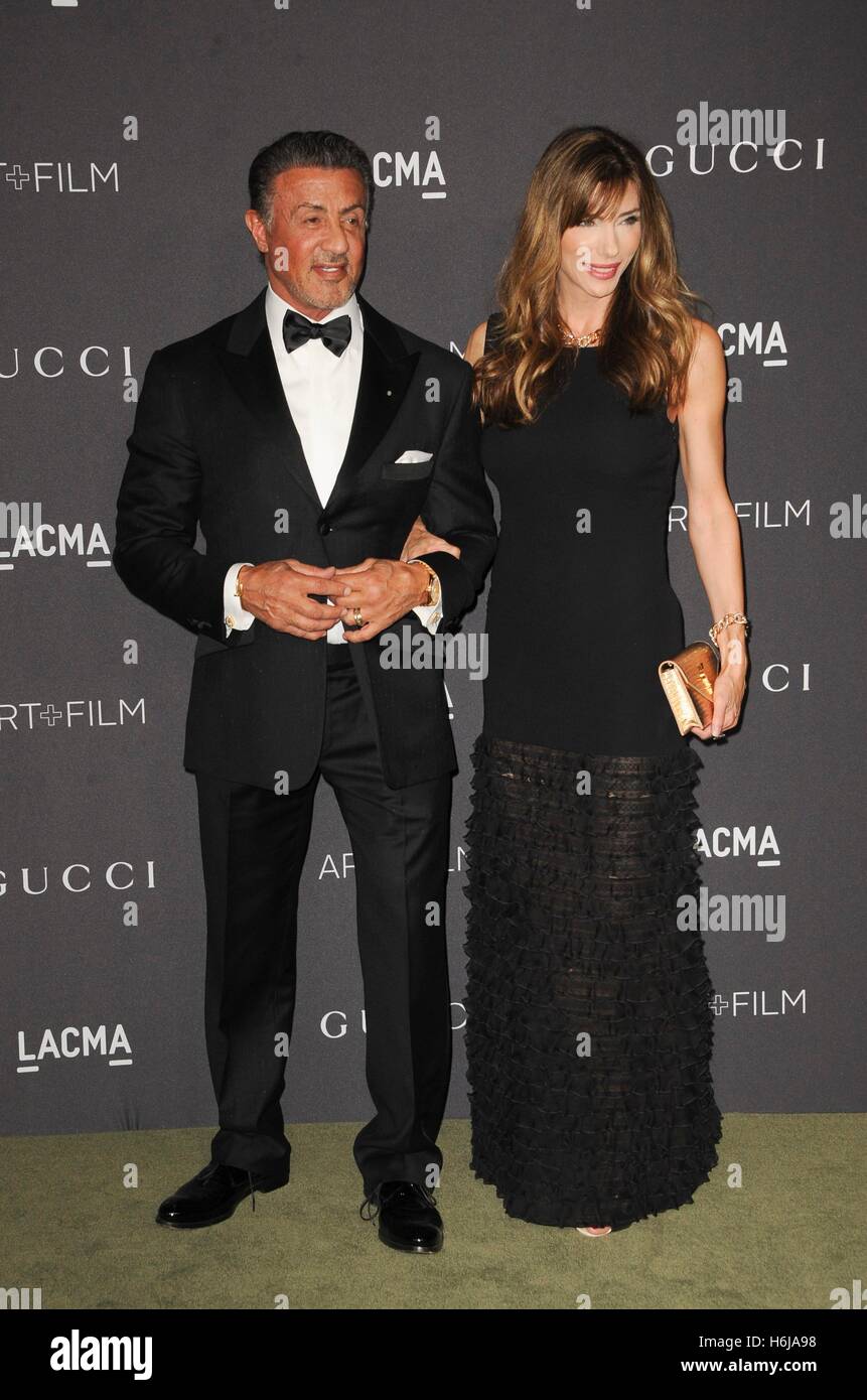Los Angeles, CA, USA. 29th Oct, 2016. Sylvester Stallone, Jennifer ...
