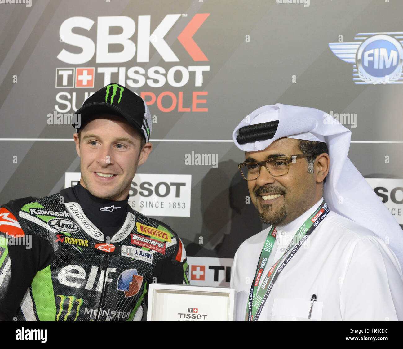 Losail Circuit Doha, Qatar. 29th October 2016. Jonathan Rae who rides ...