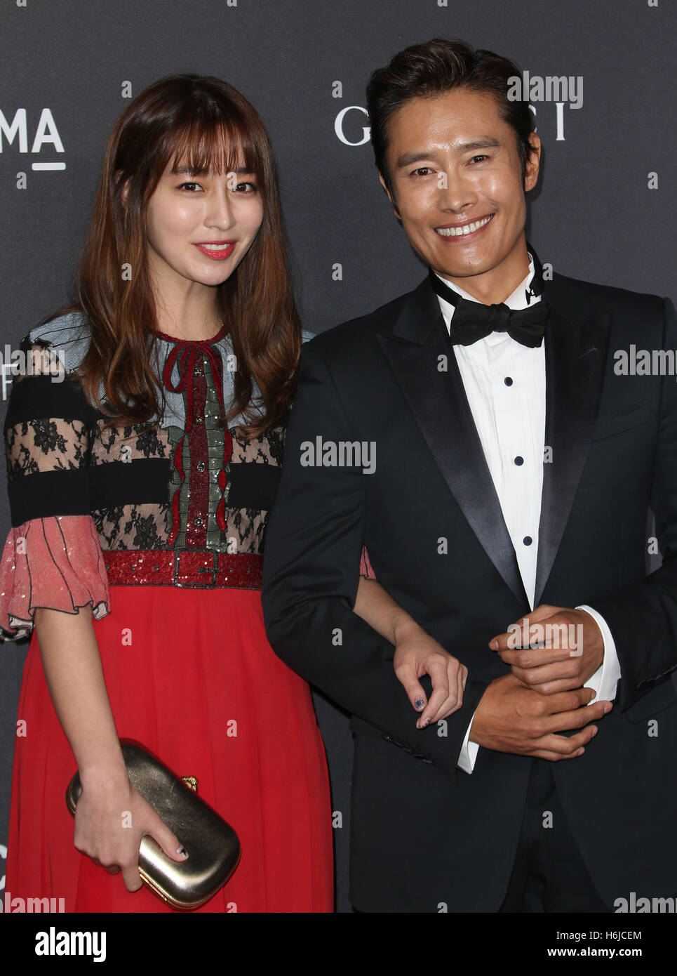 Los Angeles, CA - OCTOBER 29: Lee Min-jung, Byung-hun Lee at the 2016 ...