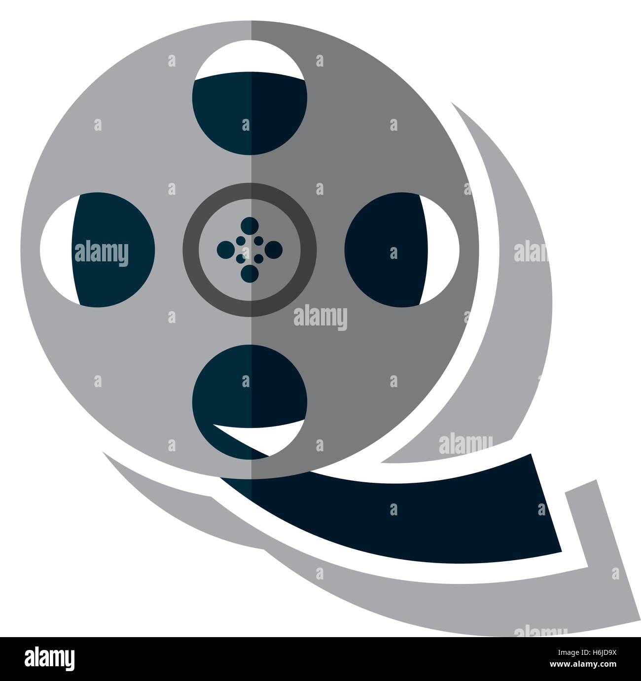 Isolated cinema film reel design Stock Vector Image & Art - Alamy