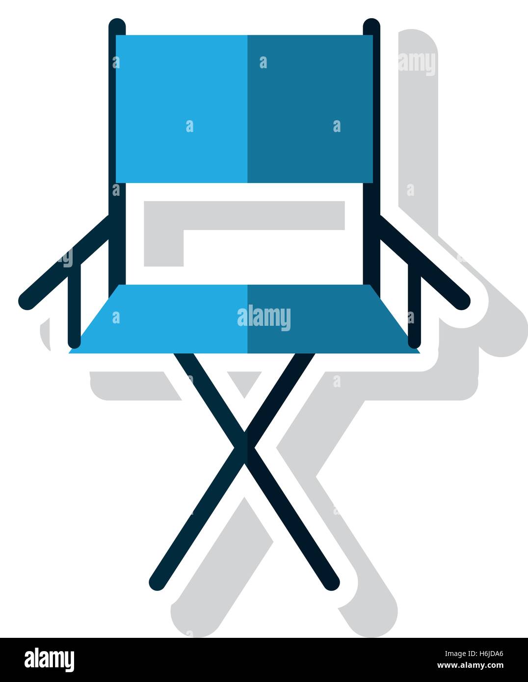 Isolated directors chair design Stock Vector Image & Art - Alamy