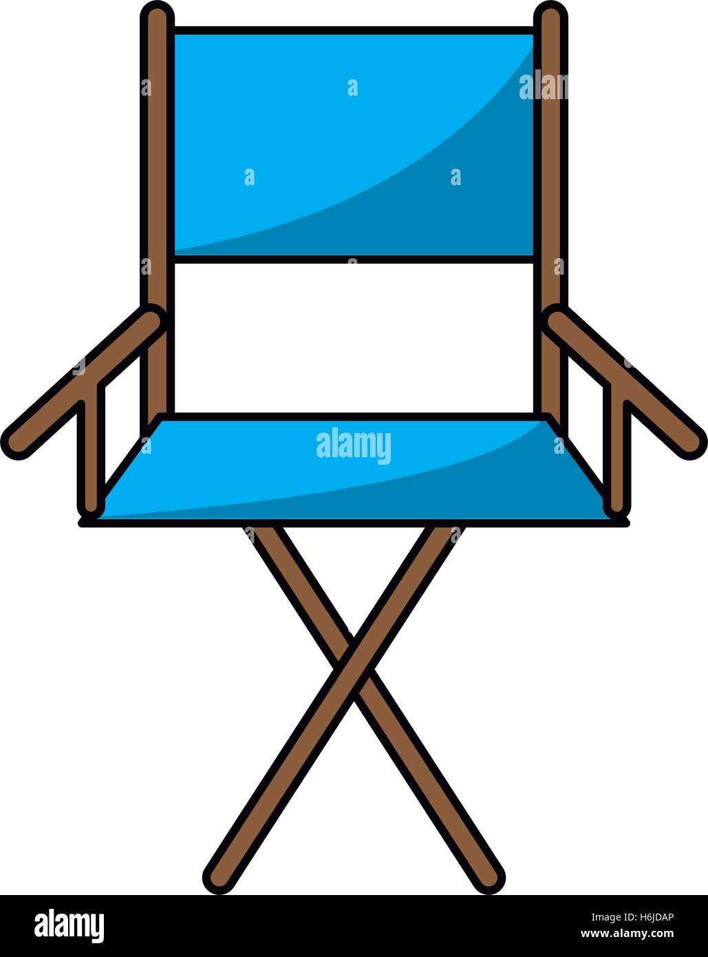 Isolated directors chair design Stock Vector Image & Art - Alamy