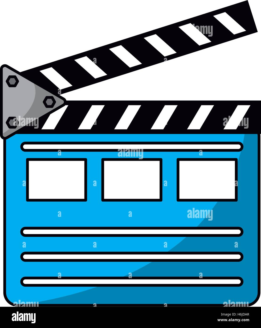 Isolated cinema clapboard design Stock Vector Image & Art - Alamy