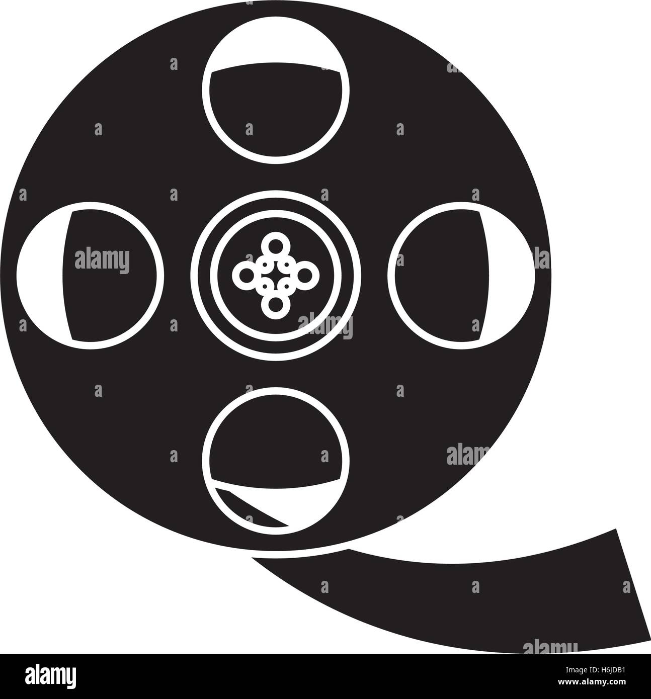 Isolated cinema film reel design Stock Vector Image & Art - Alamy