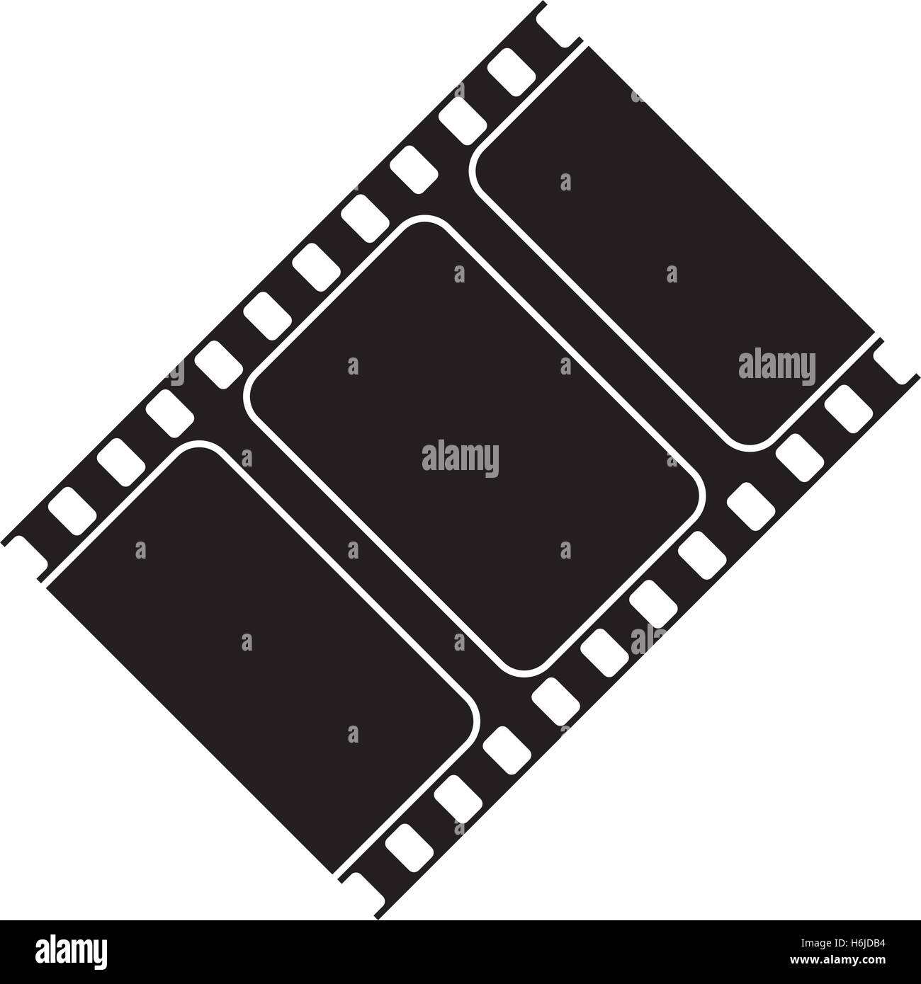 Isolated cinema film strip design Stock Vector Image & Art - Alamy