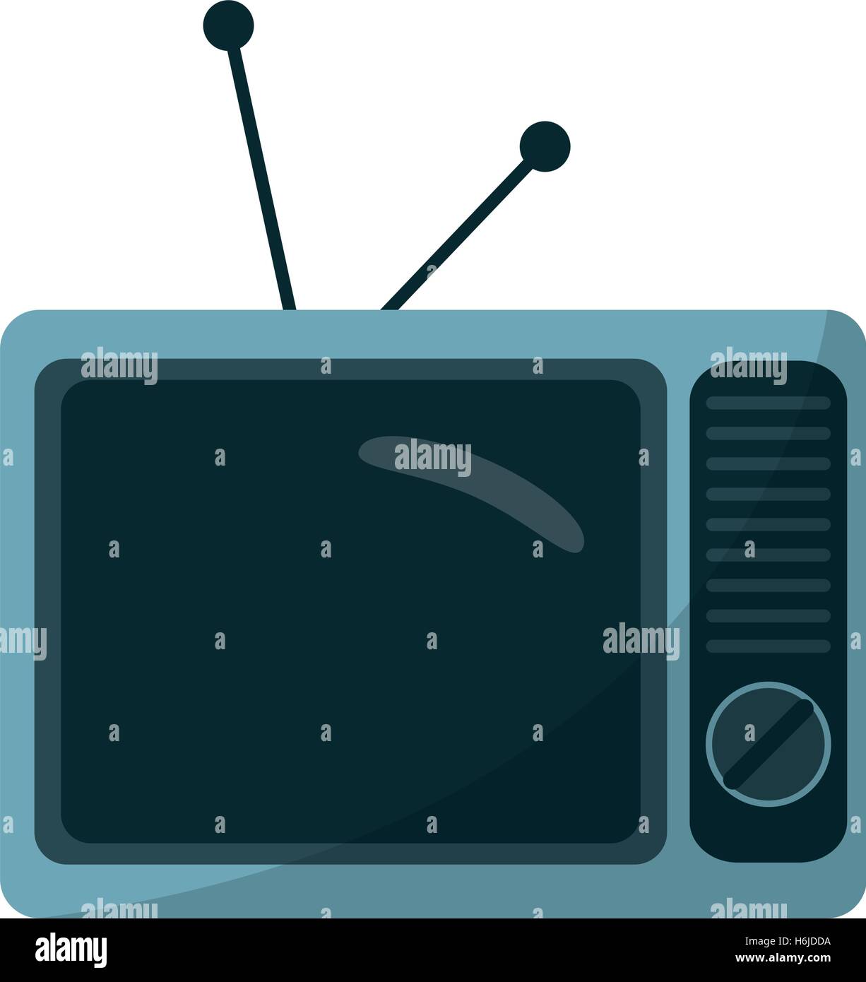 Isolated retro tv design Stock Vector Image & Art - Alamy