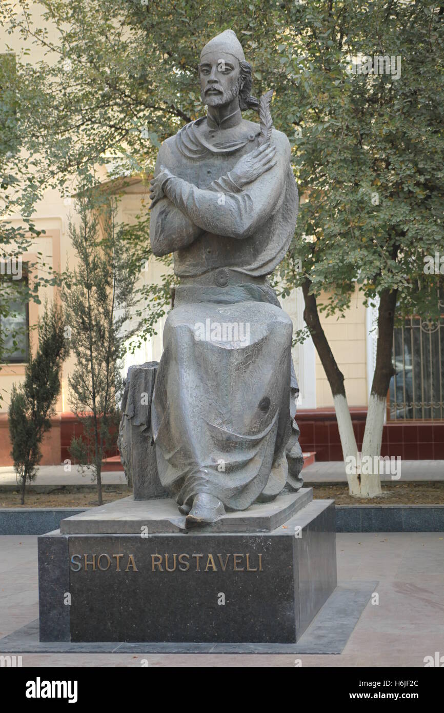 Shota rustaveli statue hi-res stock photography and images - Alamy