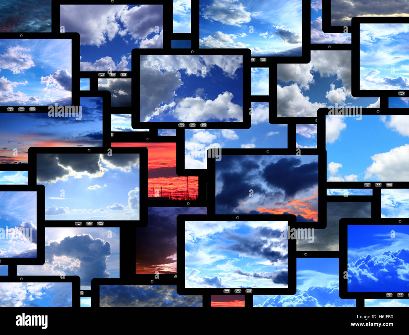 Different images screen hi-res stock photography and images - Alamy