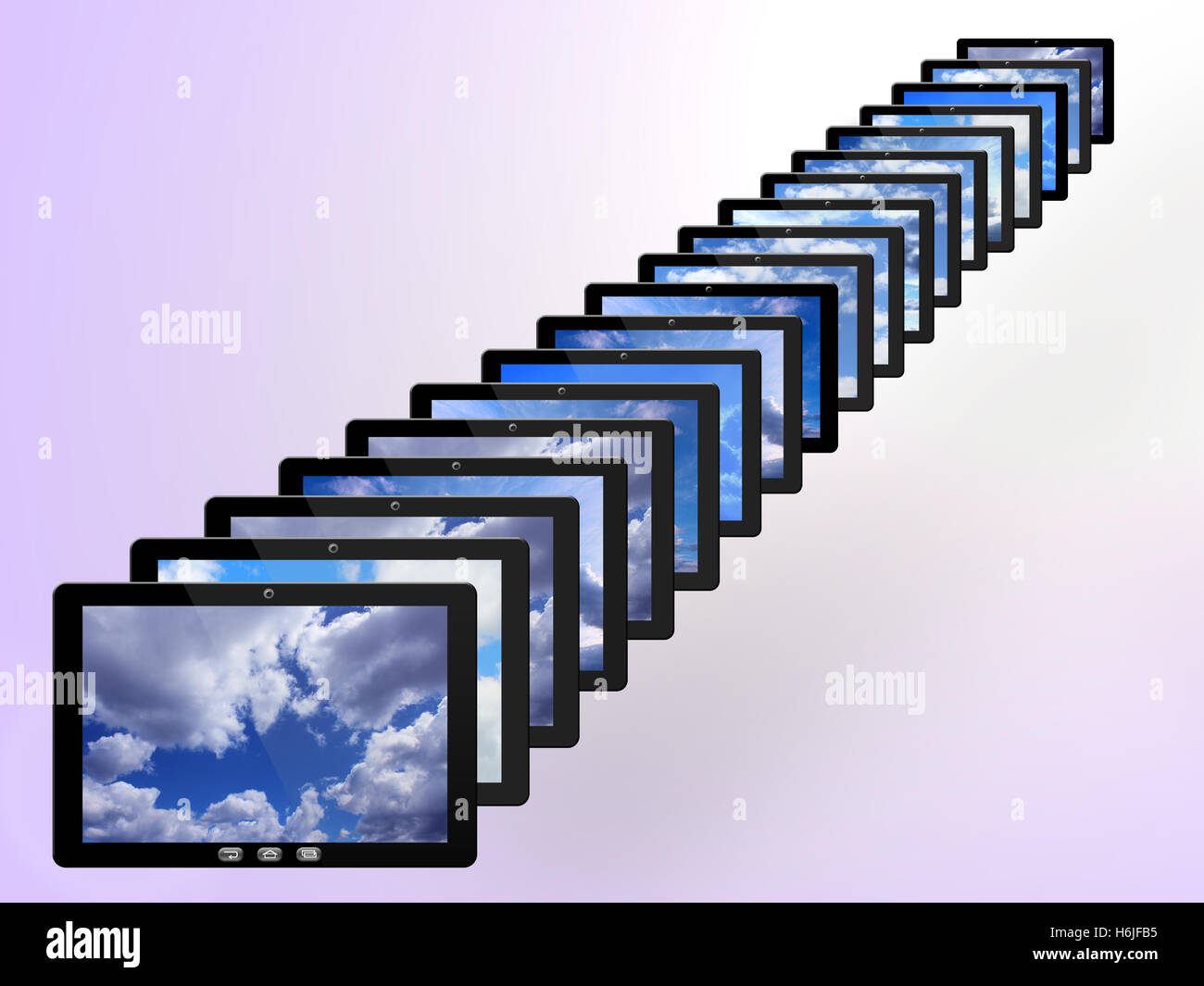 Different digital tablets hi-res stock photography and images - Alamy
