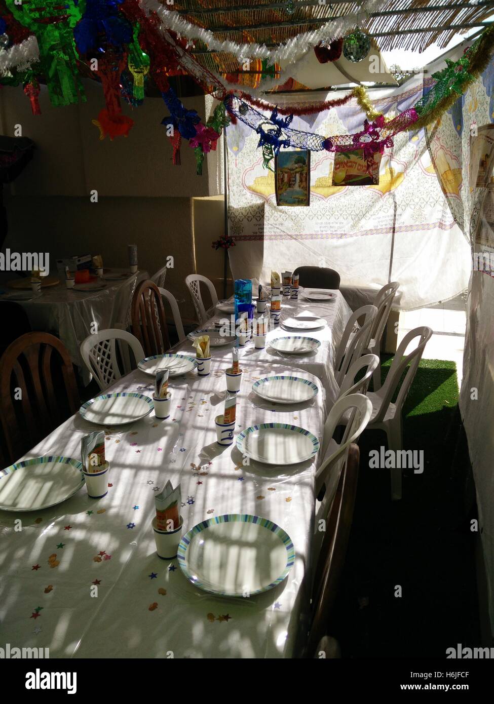 Sukkah booths hi-res stock photography and images - Alamy