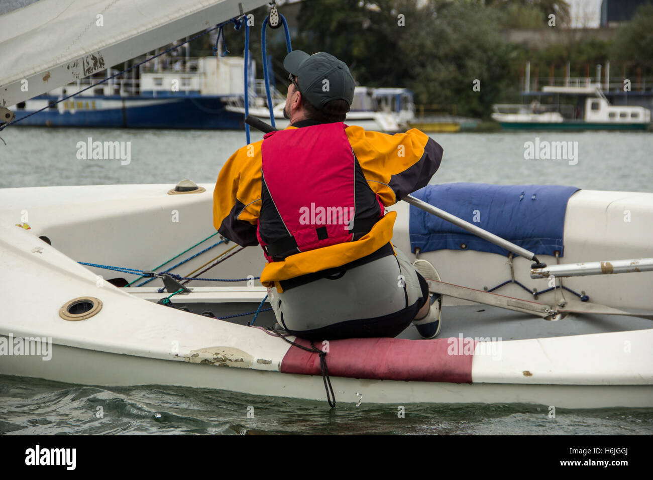 Belgrade Finn Cap 2016, Serbia - Boris Adjanski in the Finn Class ...