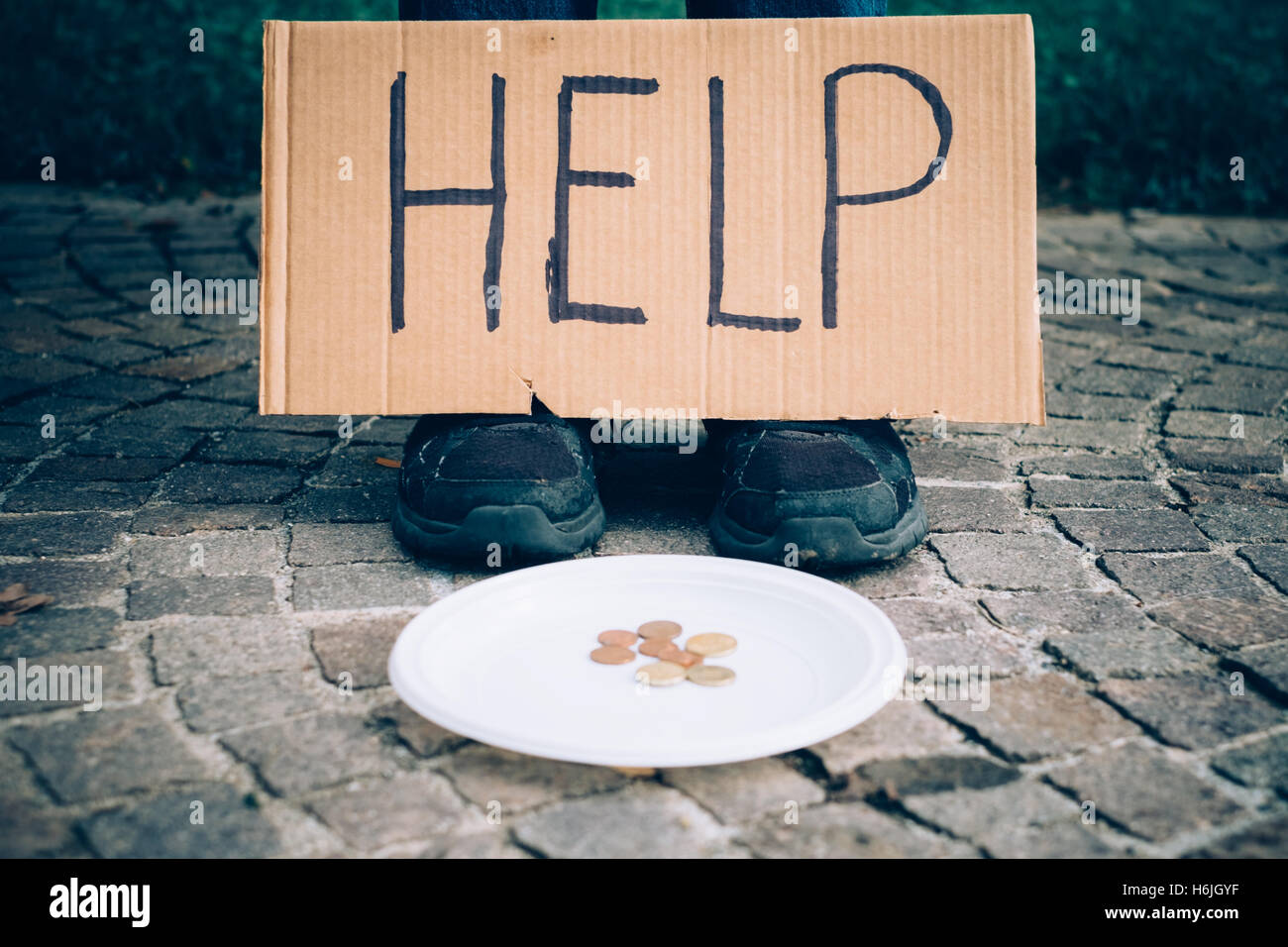 Begging for cash hi-res stock photography and images - Alamy