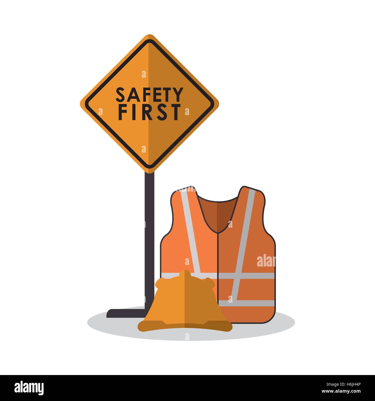 Isolated industrial safety design Stock Vector Image & Art - Alamy