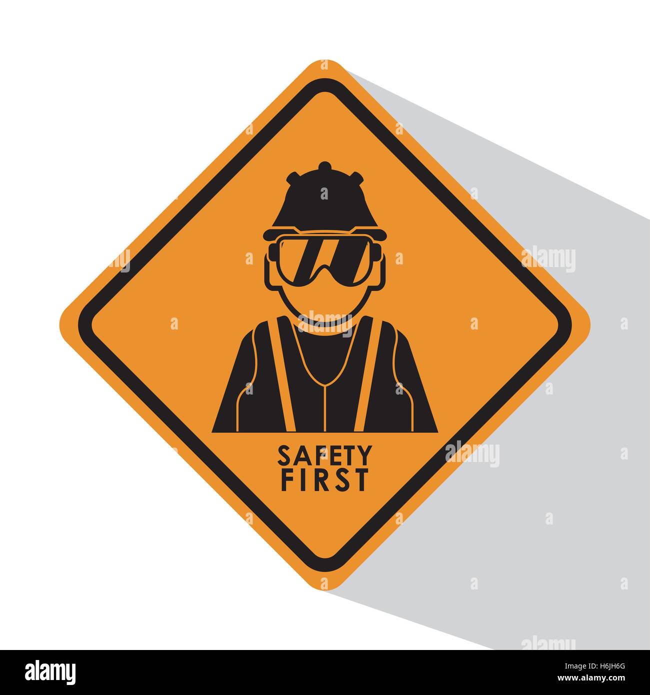 Isolated industrial safety design Stock Vector Image & Art - Alamy