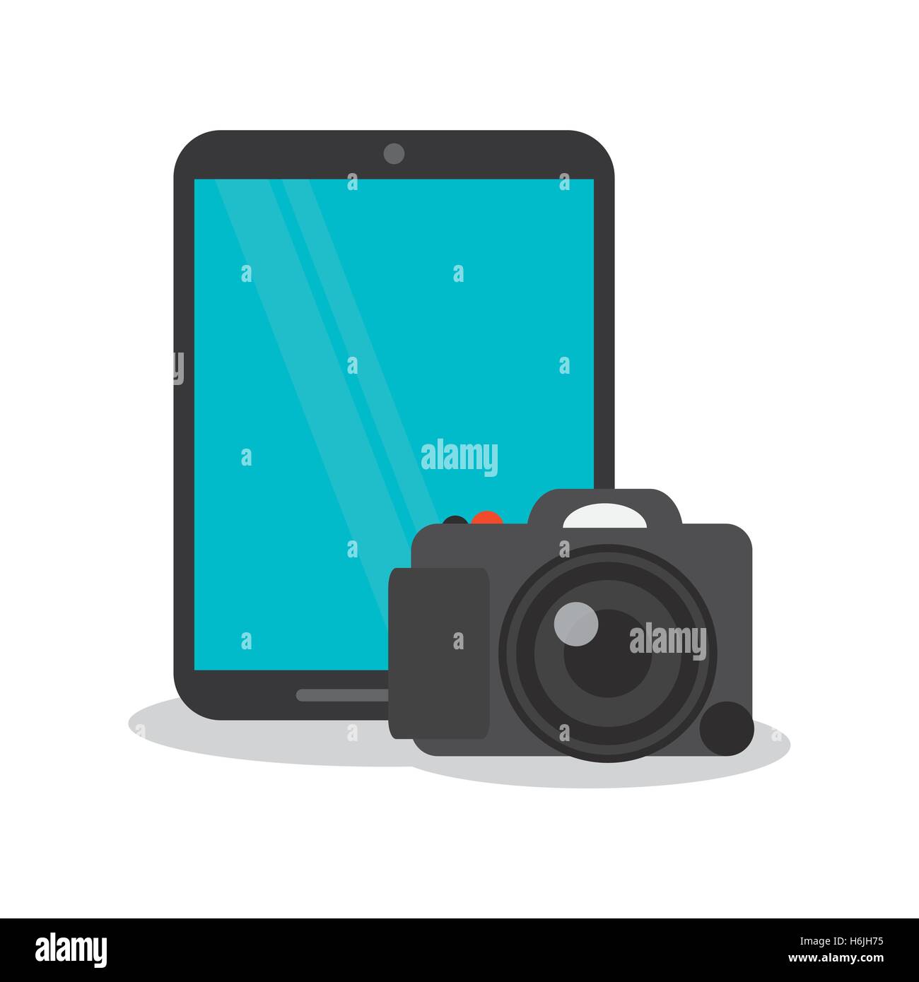 Tablet and camera design Stock Vector Image & Art - Alamy