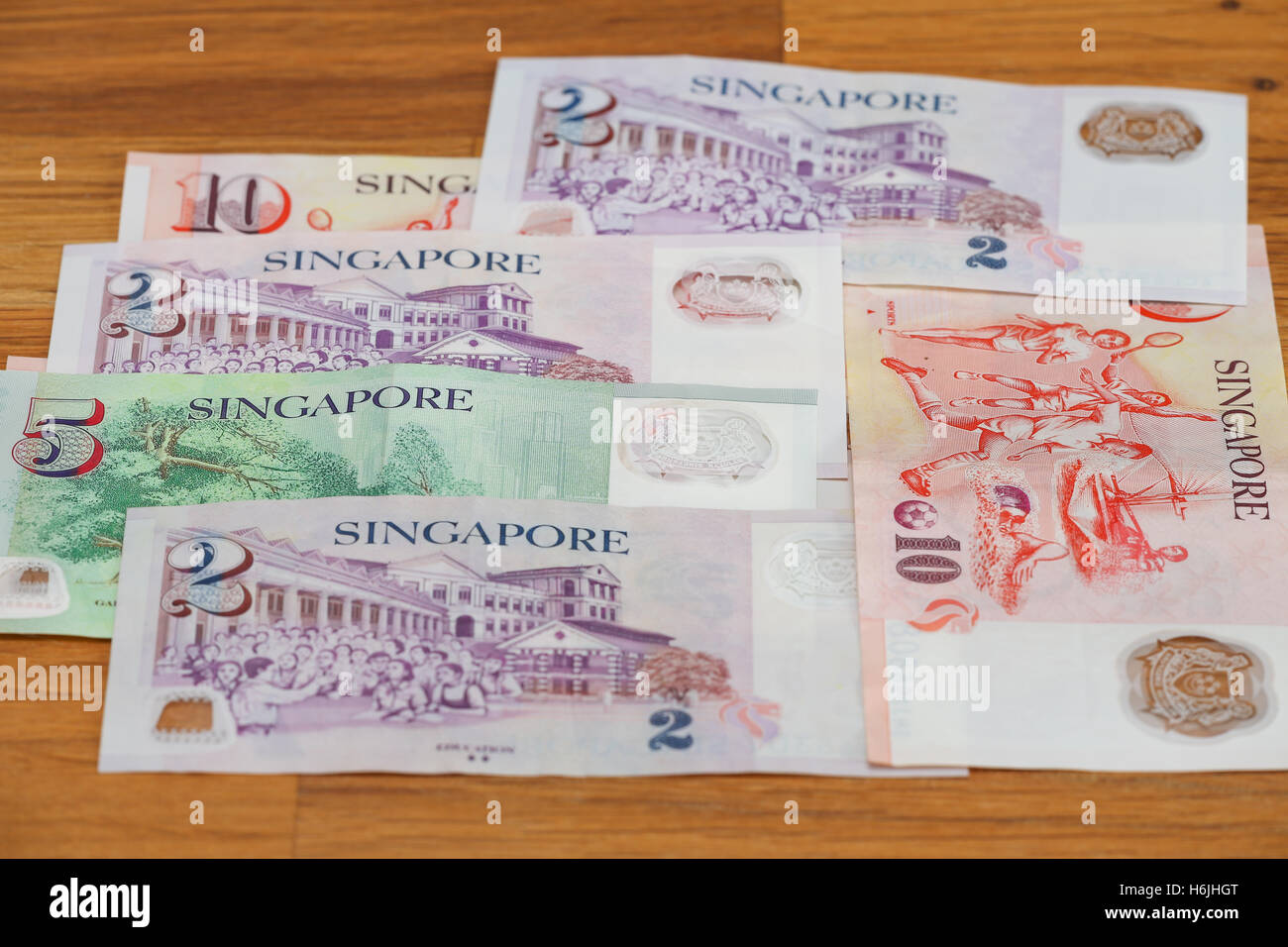 Singapore money / dollars Stock Photo - Alamy