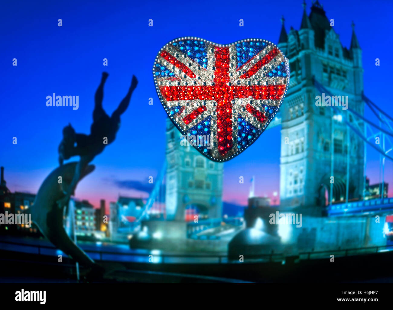 London flag hi-res stock photography and images - Alamy