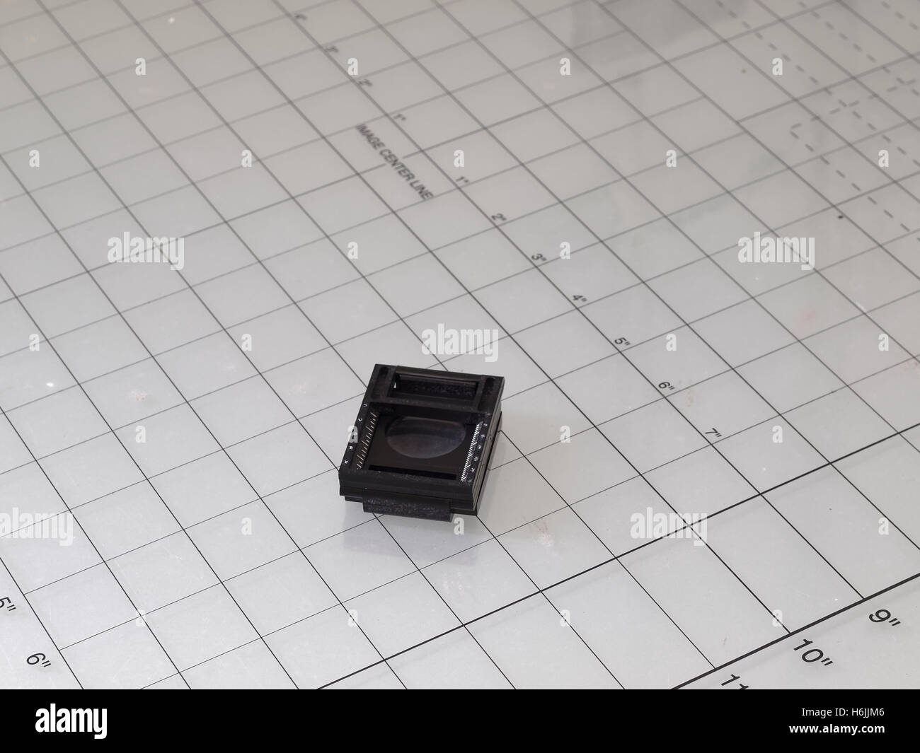 Screen printing screen inspection stand with magnifier Stock Photo - Alamy