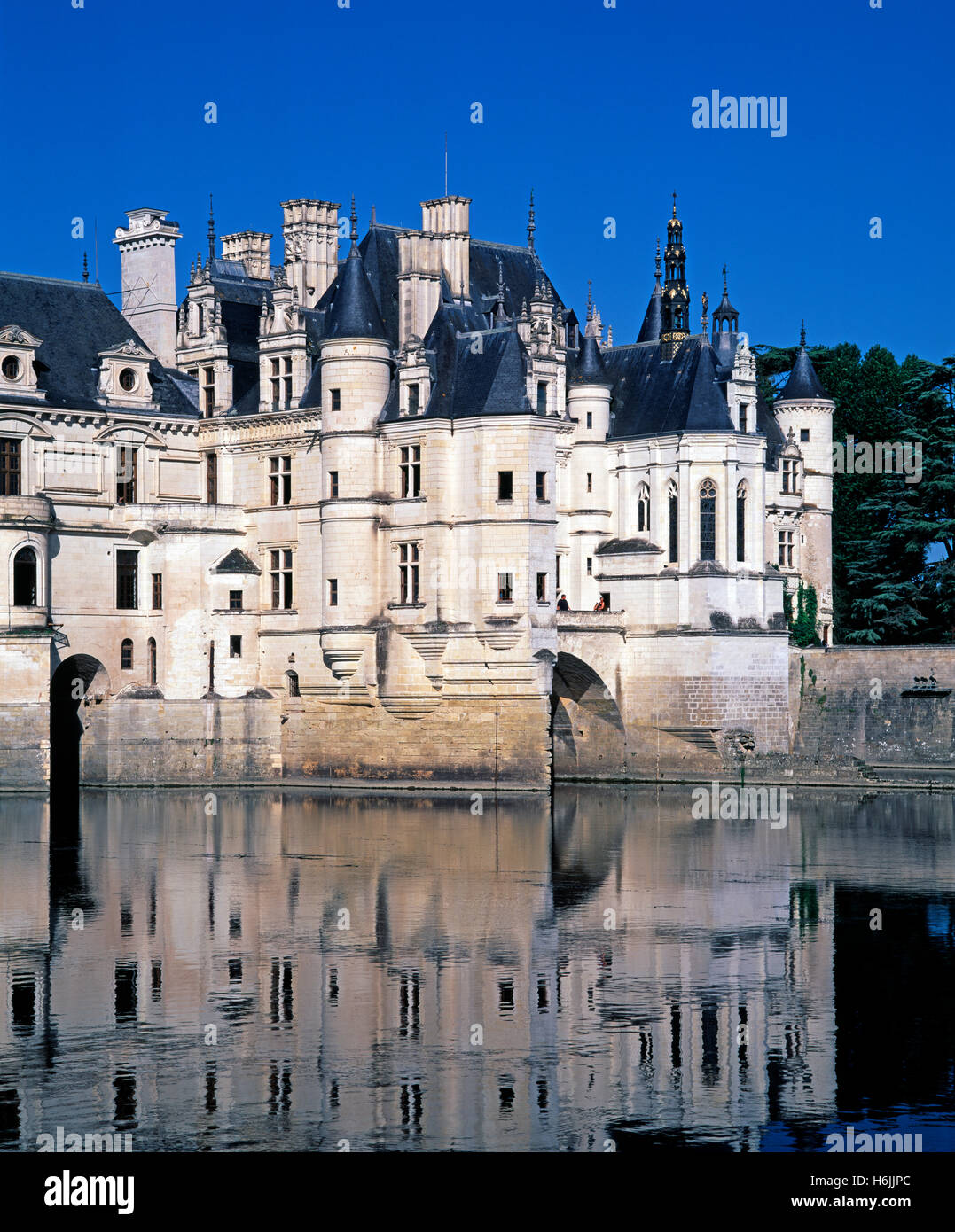 Chateau de Chenonceau. Chenonceaux, France Stock Photo - Alamy