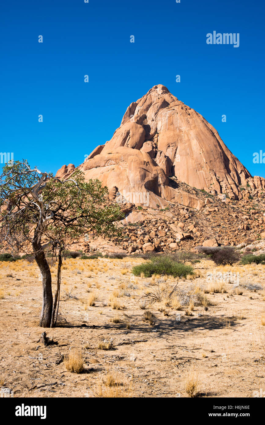 A Spitzkoppe peak in Erongo Region, Damaraland, Namibia Stock Photo - Alamy