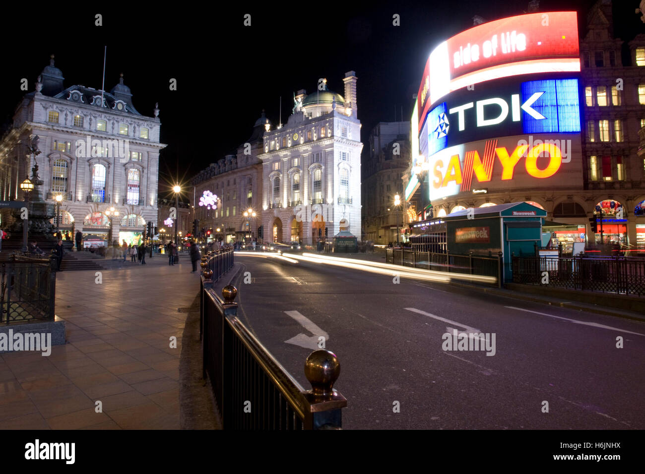 Piccadilly Circus at night, London, England, United Kingdom, Europe ...