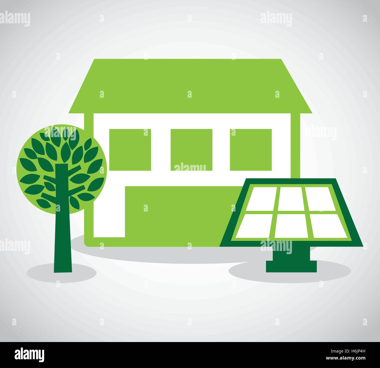 ecological alternative energy green vector illustration design Stock ...