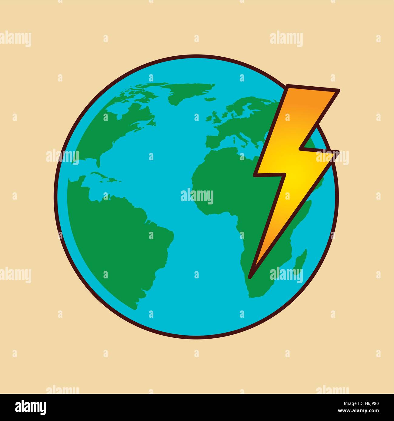 planet earth ecology symbol vector illustration design Stock Vector ...