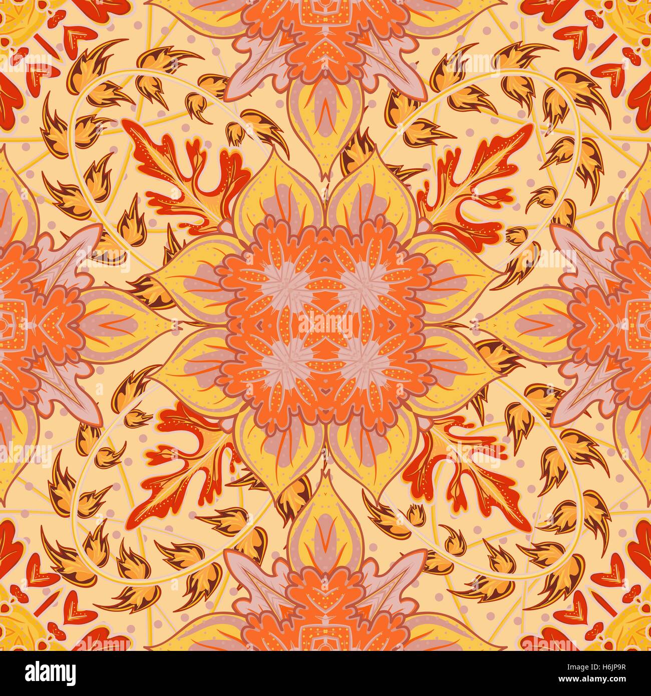Gorgeous seamless patchwork pattern from blue Moroccan tiles, ornaments. Can be used for ...