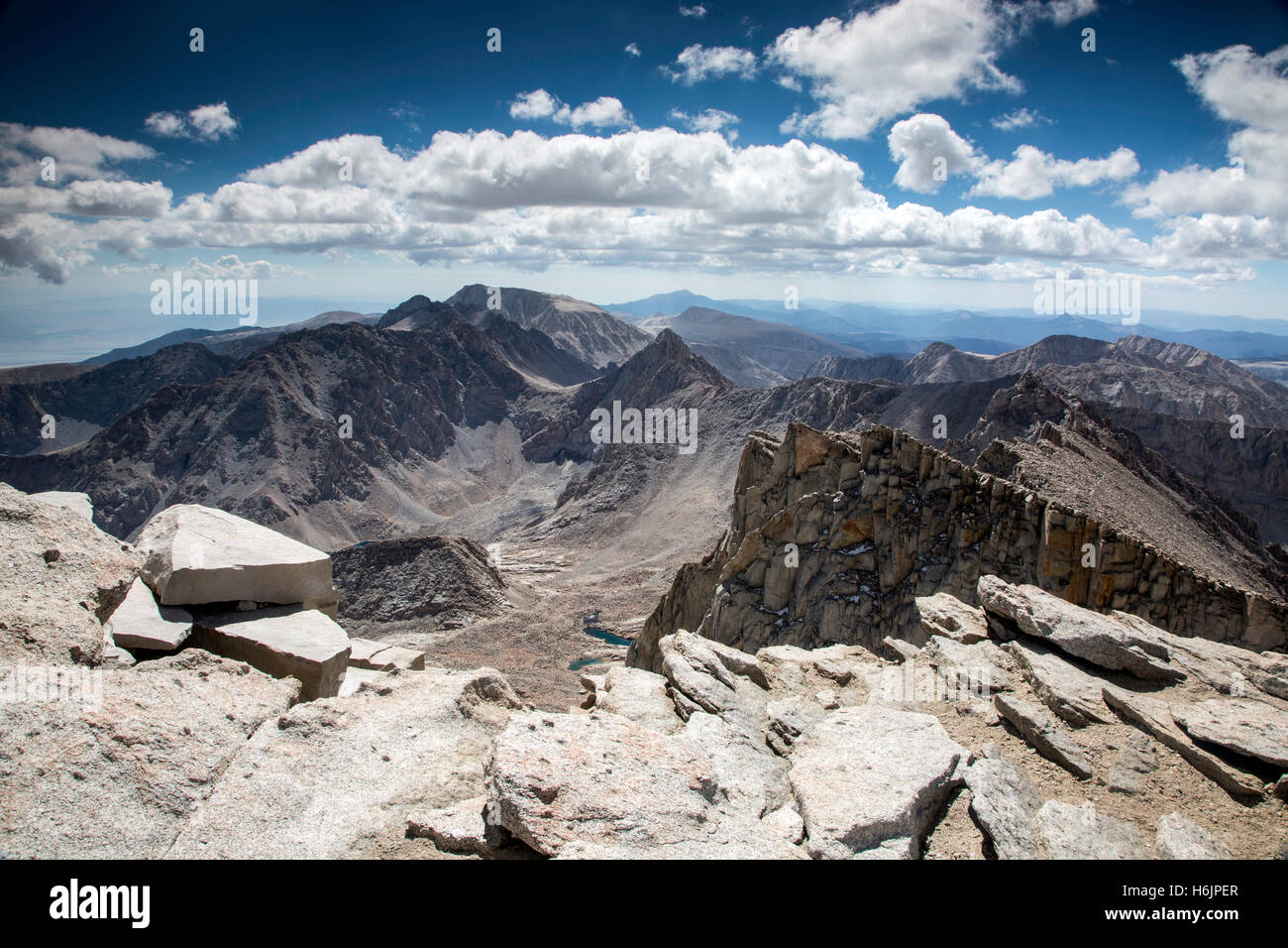 Hiking Mount Whitney, high point of California Stock Photo - Alamy