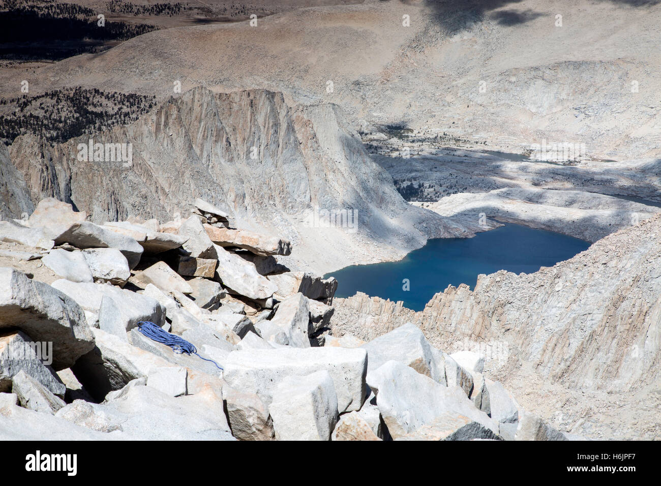 Hiking Mount Whitney, high point of California Stock Photo - Alamy