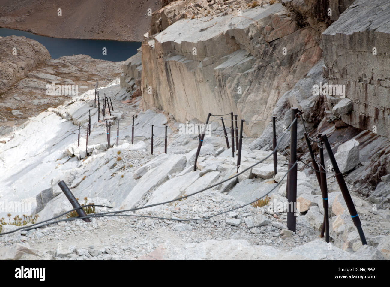 Hiking Mount Whitney, high point of California Stock Photo - Alamy