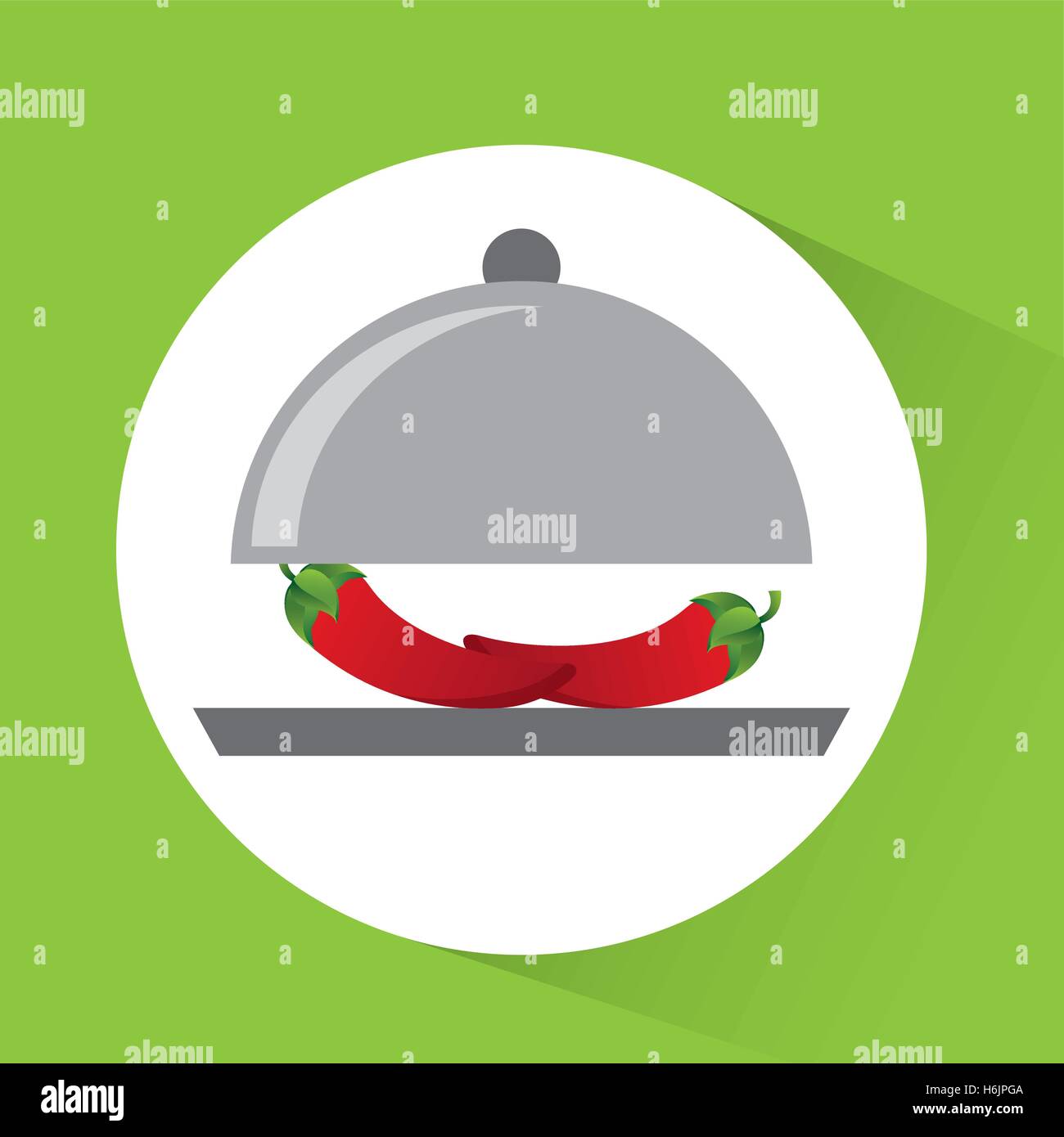 tray server with vegetable menu vector illustration design Stock Vector ...
