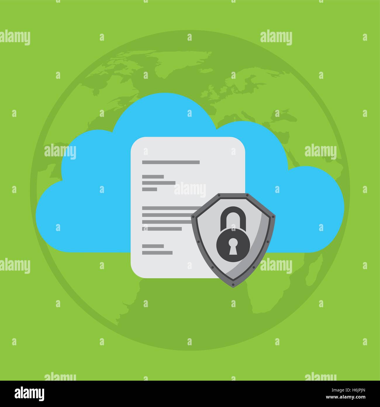 Cloud Computing Data Storage Vector Illustration Design Stock Vector Image And Art Alamy