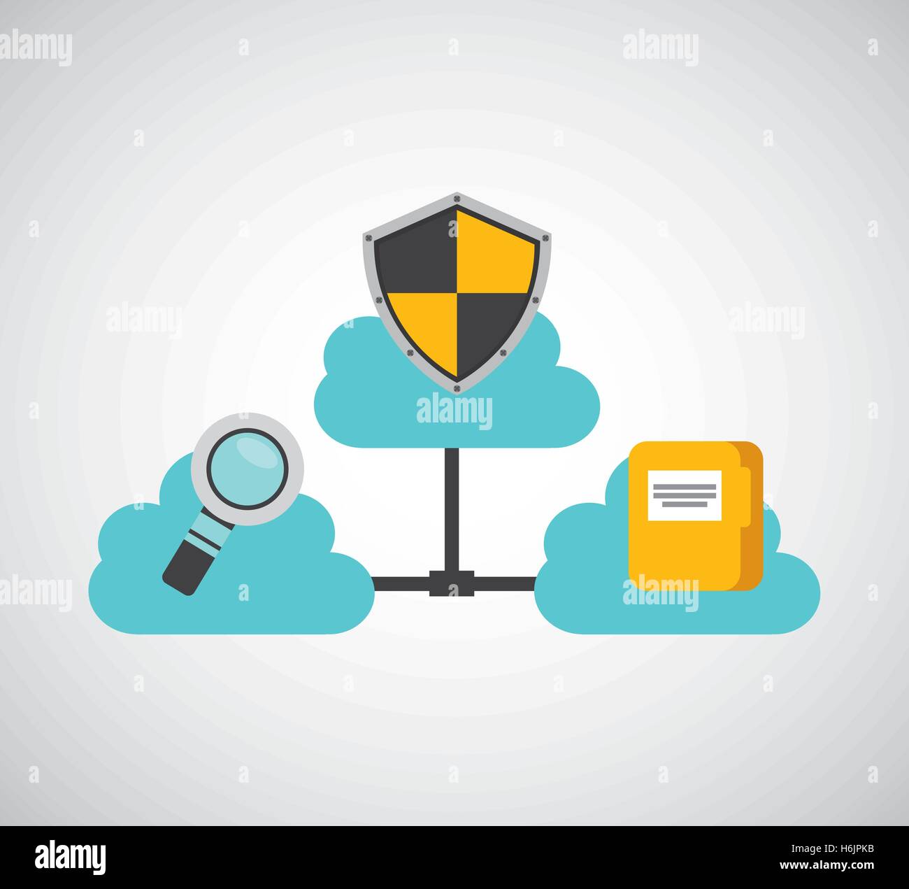 cloud computing data storage vector illustration design Stock Vector ...